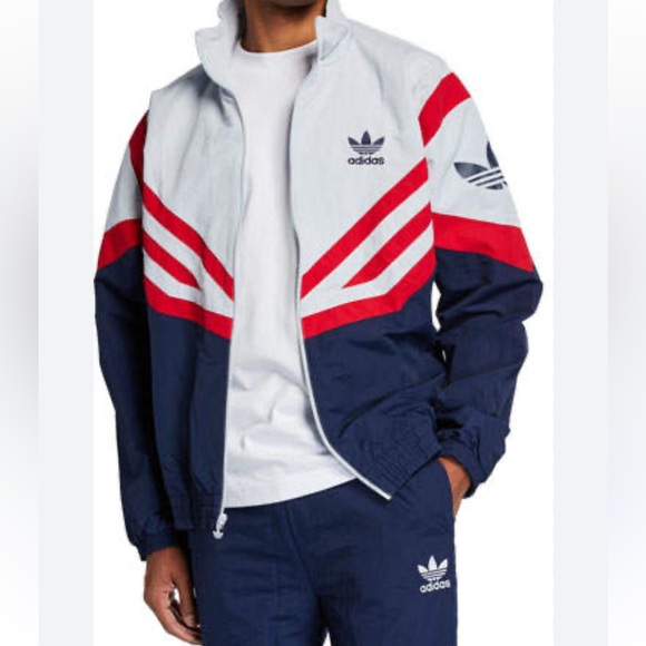 adidas | Jackets & Coats | Adidas Originals Color Block Vintage Style ...